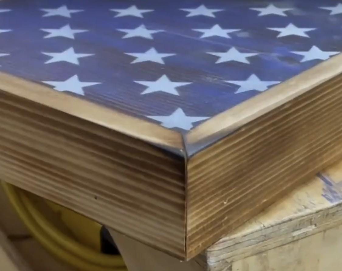 Home Plate American Flag Build Plans - DIY Woodworking Project (digital ...