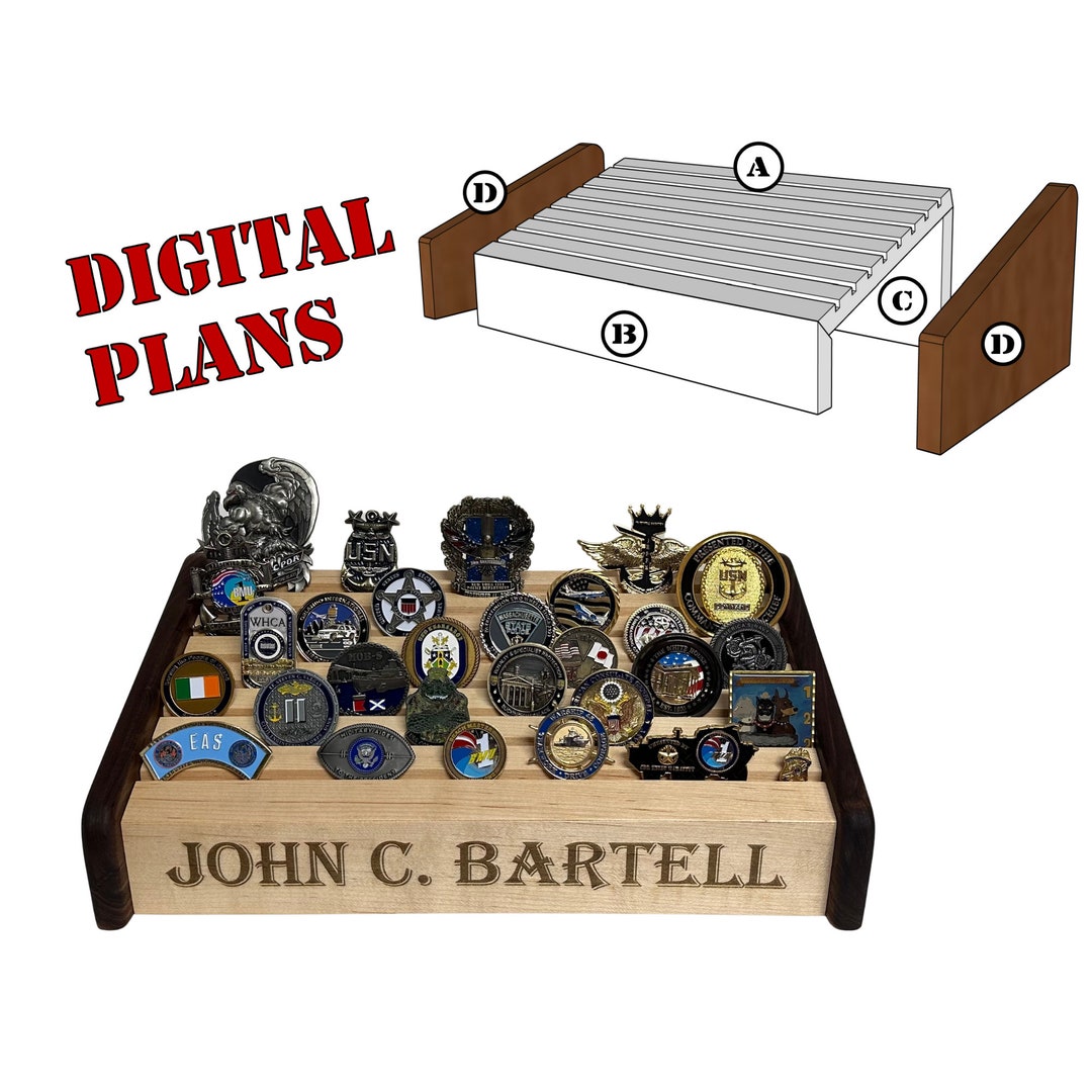 Coin Display (digital Plans) - Etsy