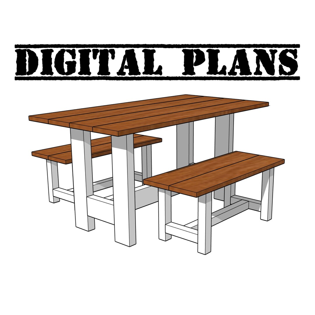 Kid's Dining/activity Table (digital Plans) - Etsy