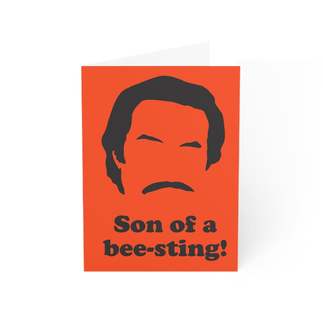 Ron Burgundy | Son of a Bee Sting, Bee | Birthday Cards, Quotes, Make ...
