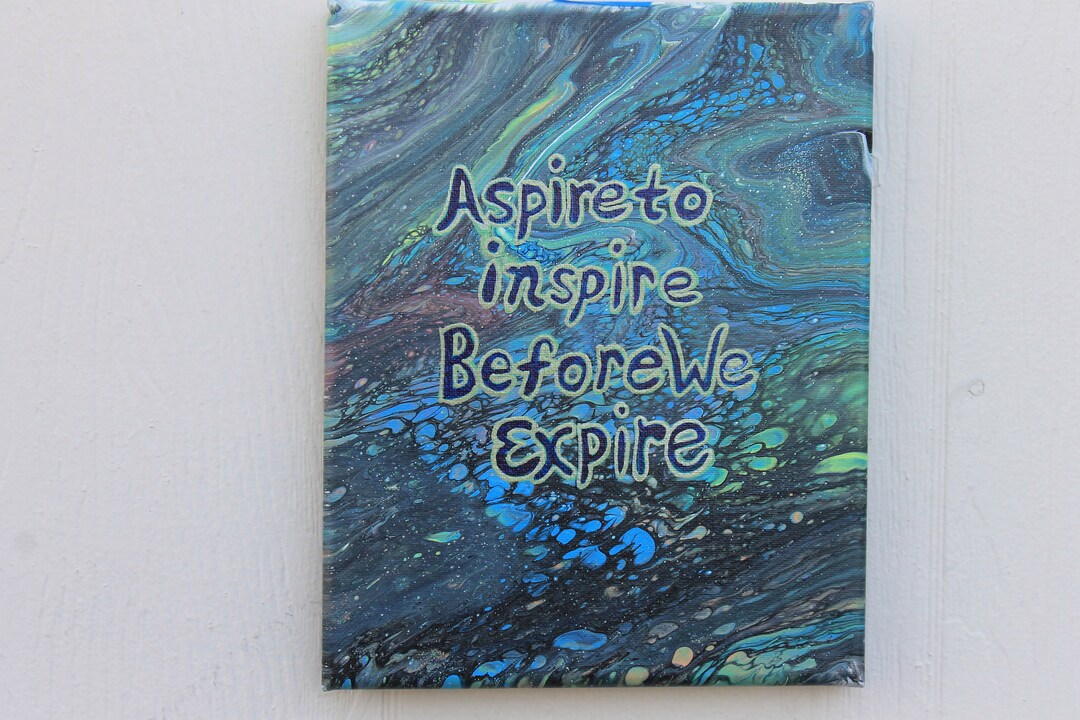 Acrylic Flow Art & Quotes - Etsy