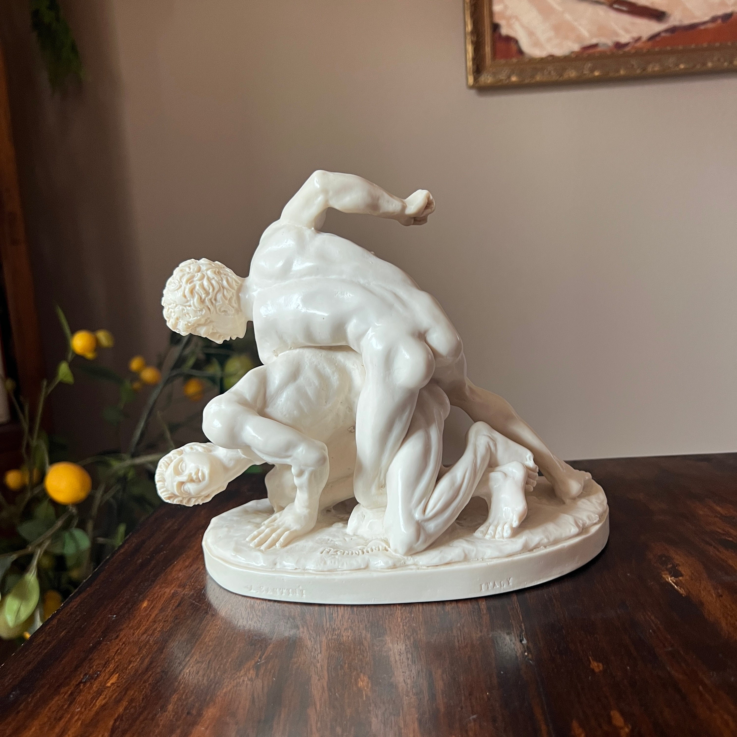 Hellenistic Greek Wrestling Statue lotta by A. - Etsy