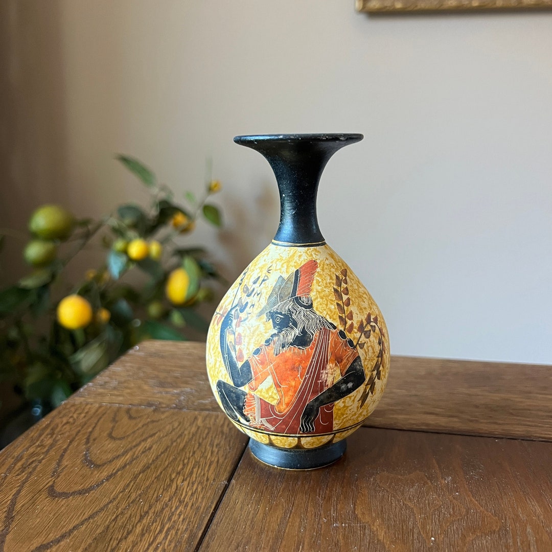 Ancient Greek Pottery Reproduction Vase Greek Mythology Ceramic Vessel ...