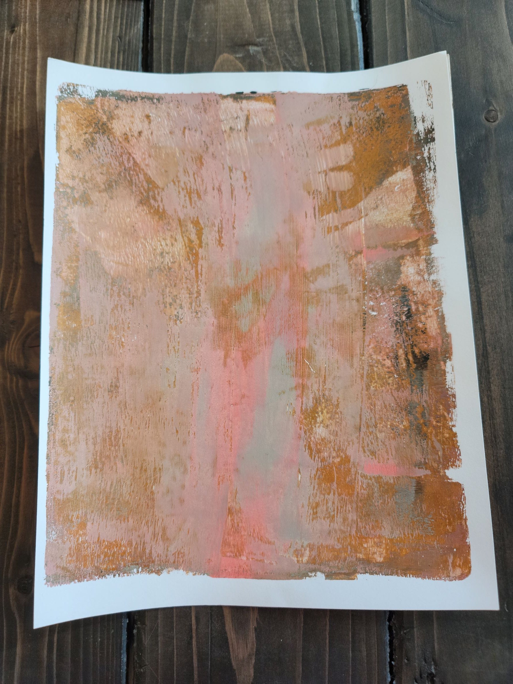 Hand Painted Ephemera for Collage, Art Journaling, Mixed Media, Junk ...