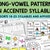 Ambiguous, Diphthong, R-controlled Vowel Patterns in Accented Syllables Bundle | Elementary ...