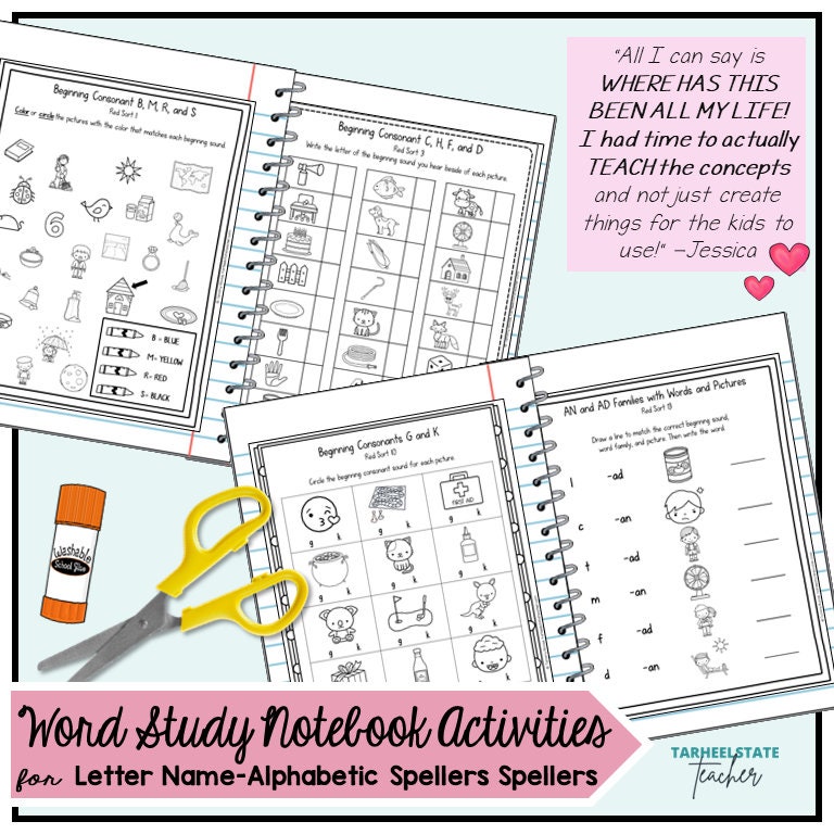 Letter Name Stage Reading and Writing Phonics Spelling - Etsy