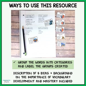 Ecosystems & Biomes Vocabulary Posters | Science Word Wall (digital ...