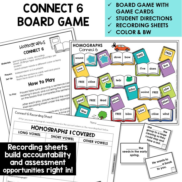 Homophones Games Bundle Activities Long Vowel Spelling Patterns ...