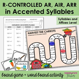 Ambiguous, Diphthong, R-controlled Vowel Patterns in Accented Syllables ...