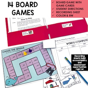 Beginning Digraphs & Blends Phonics Games and Activities | Elementary ...