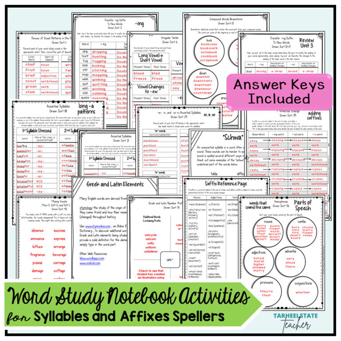 Syllables and Affixes Stage Reading & Writing | Phonics | Word Study ...
