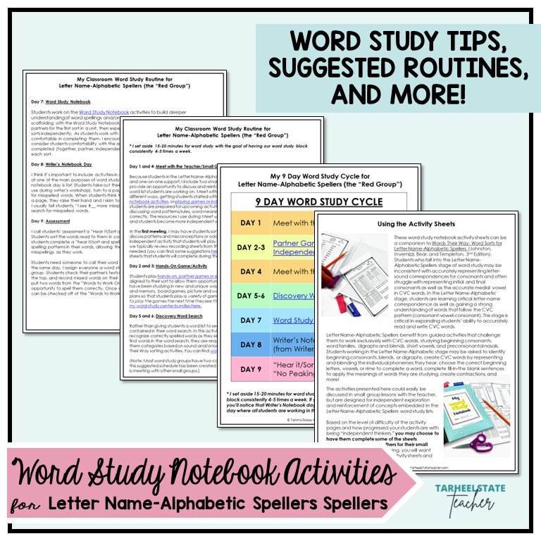 Letter Name Stage Reading and Writing Phonics Spelling - Etsy