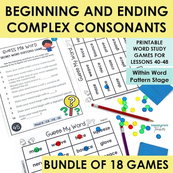 Complex Consonants Worksheets 816x1056