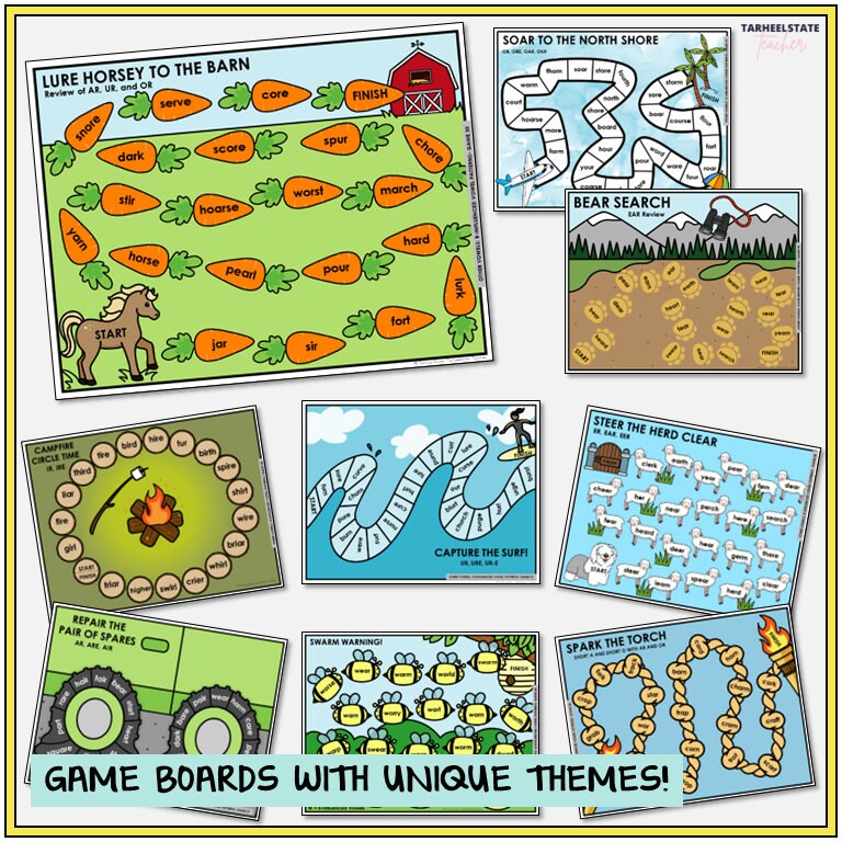 R-controlled Vowel Patterns Bundle Within Word Pattern Activities ...