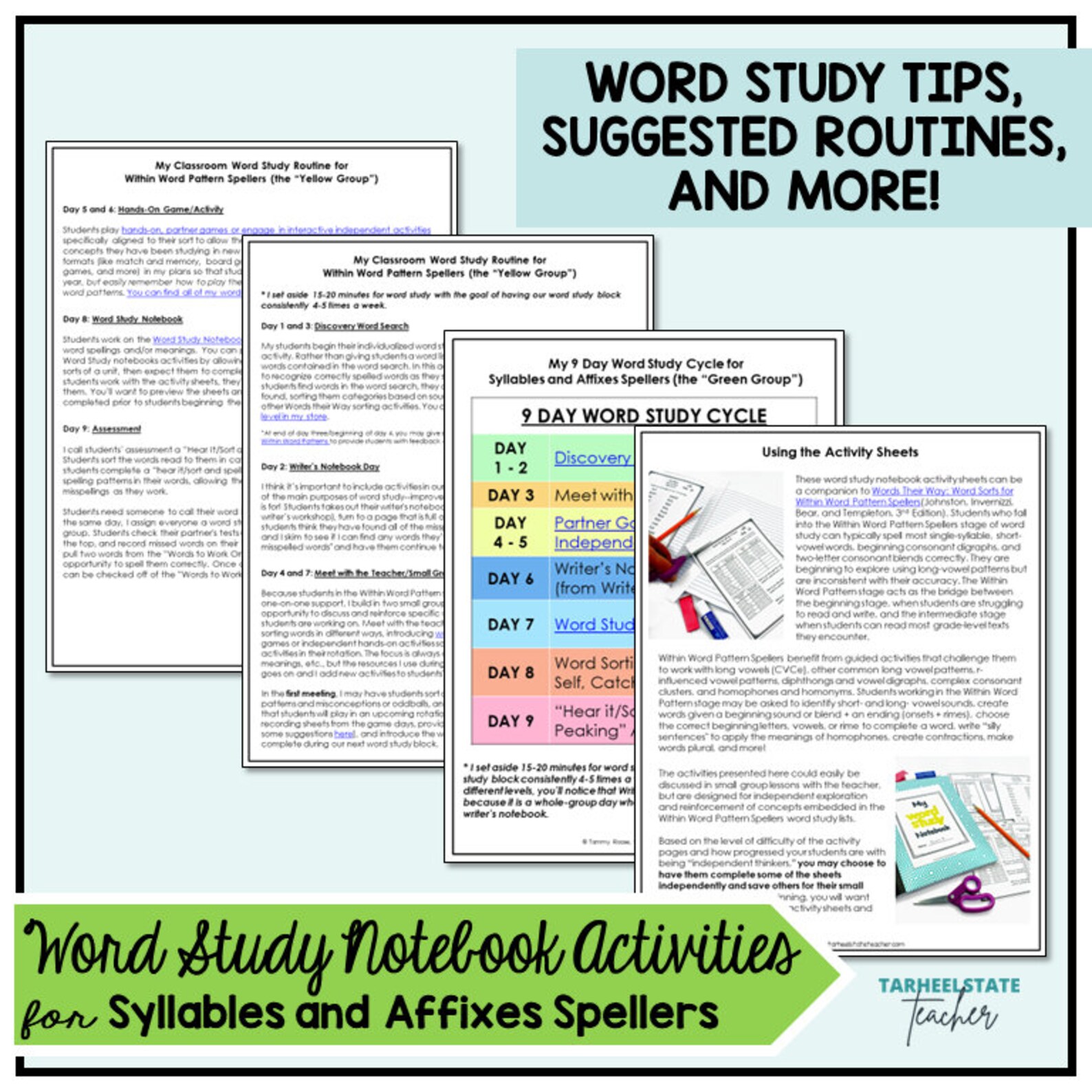 Syllables and Affixes Stage Reading & Writing | Phonics | Word Study ...