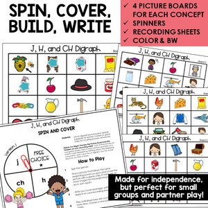 Beginning Digraphs & Blends Phonics Games and Activities | Elementary ...