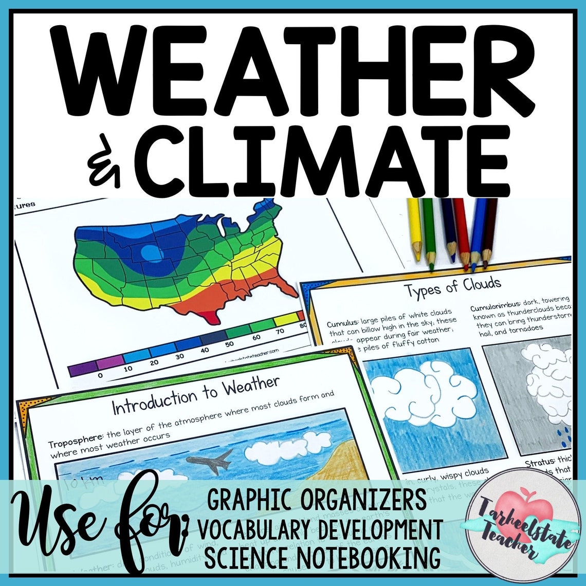 Weather & Climate Research Project | Science Notebook for Students ...