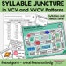 Syllable Juncture Patterns Syllables and Affixes Games and Activities ...