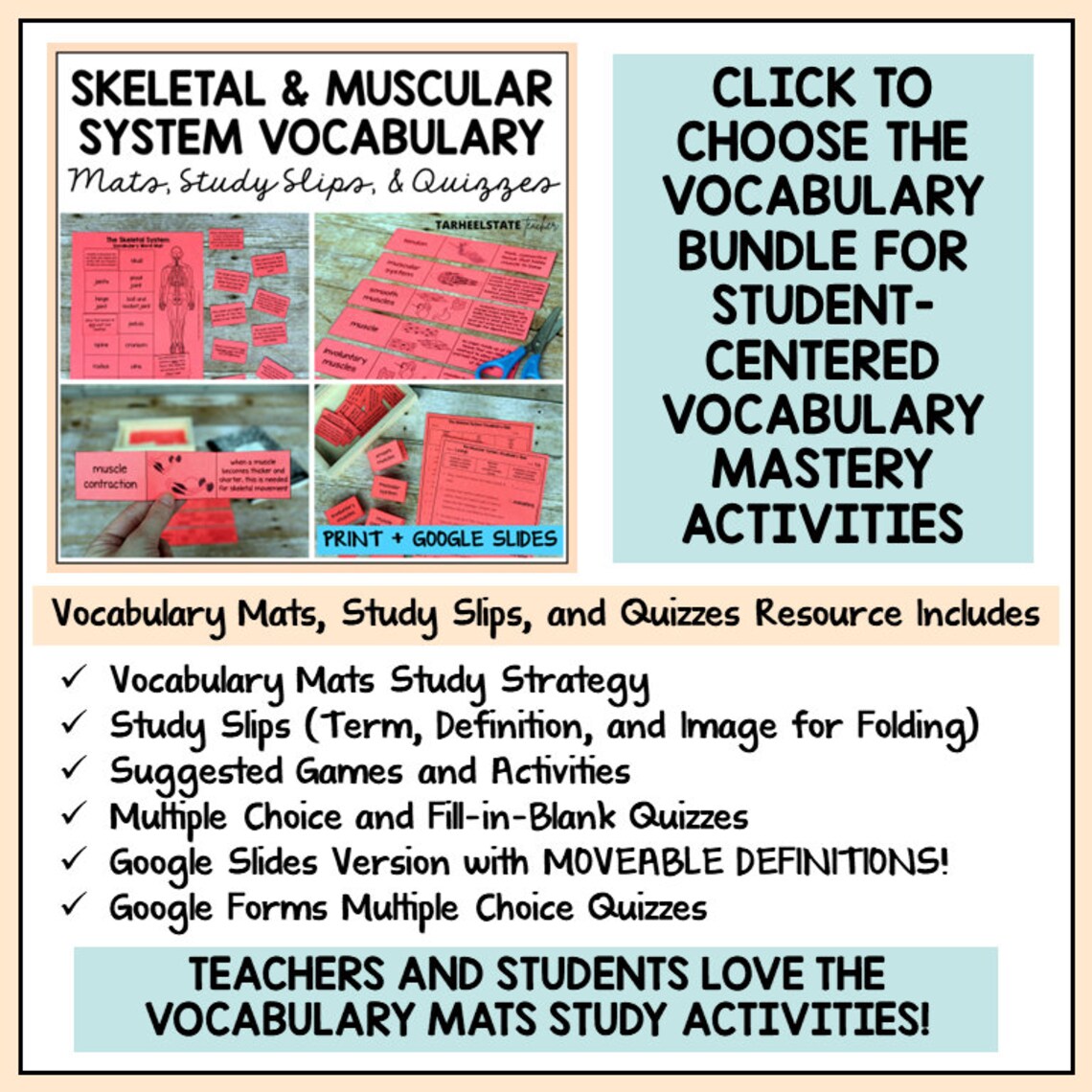 Skeletal and Muscular Definition Posters for Science Bulletin Board ...