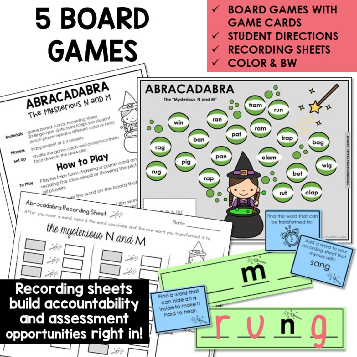 Preconsonantal Nasals Phonics Games | Ng, Mp, Nt, Nk, Nd | CVC Phonics ...
