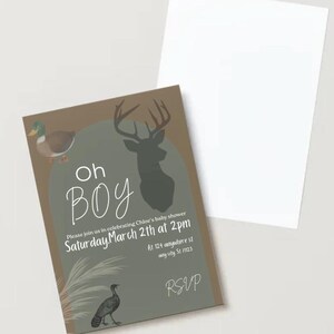 Deer, Duck, and Turkey Baby Shower - Etsy