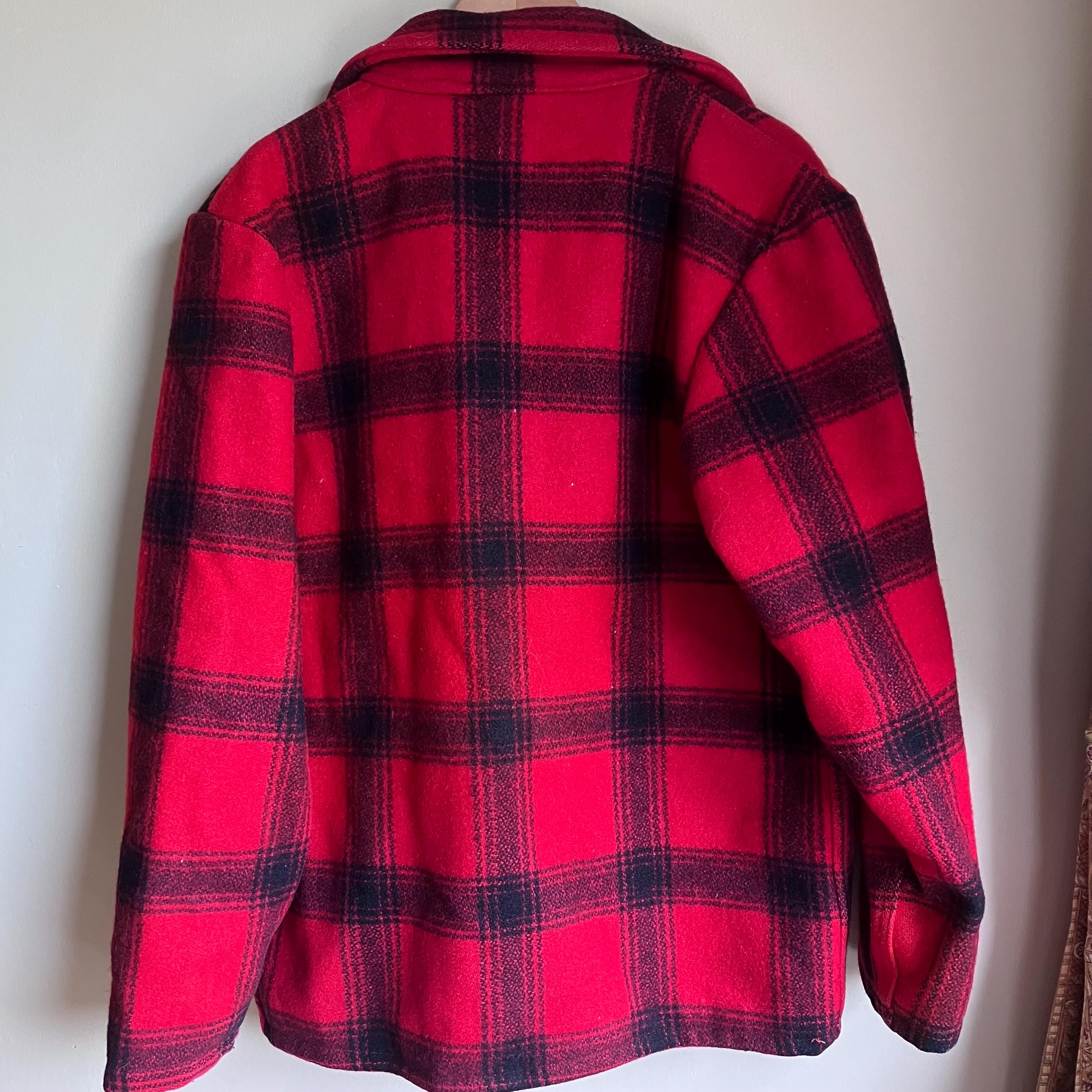 Vintage Bullseye Bill Wool Checked Buffalo Plaid Jacket - Etsy