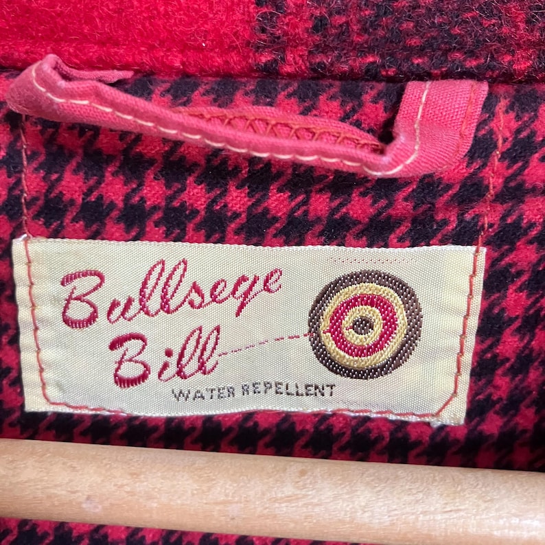 Vintage Bullseye Bill Wool Checked Buffalo Plaid Jacket - Etsy
