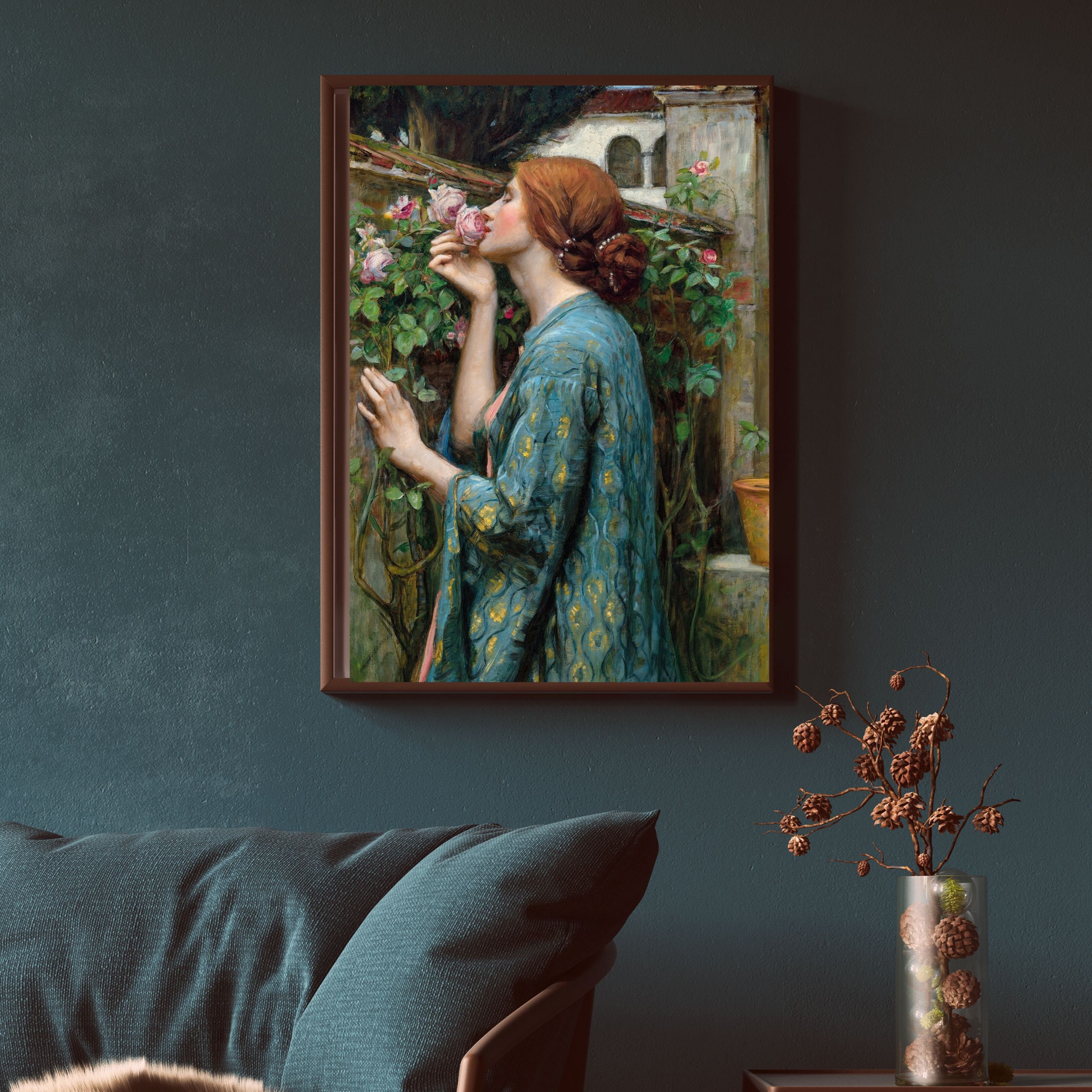 The Soul of the Rose, Fine Art Print, John William Waterhouse, Vintage ...