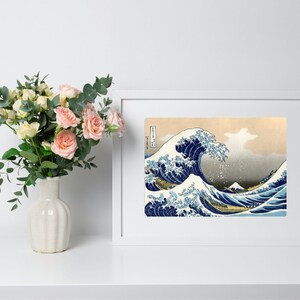 The Great Wave at Kanagawa, Fine Art Print, Beautiful Vintage Artwork ...
