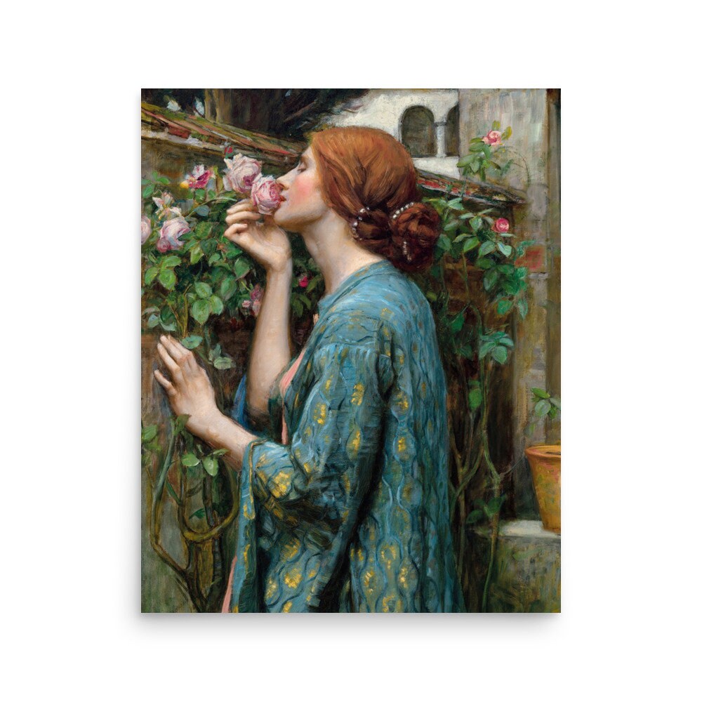 The Soul of the Rose, Fine Art Print, John William Waterhouse, Vintage ...