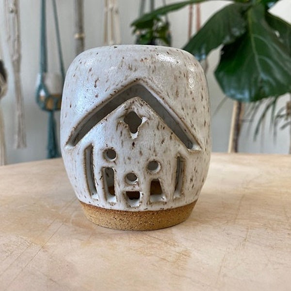Pottery Luminary - Etsy