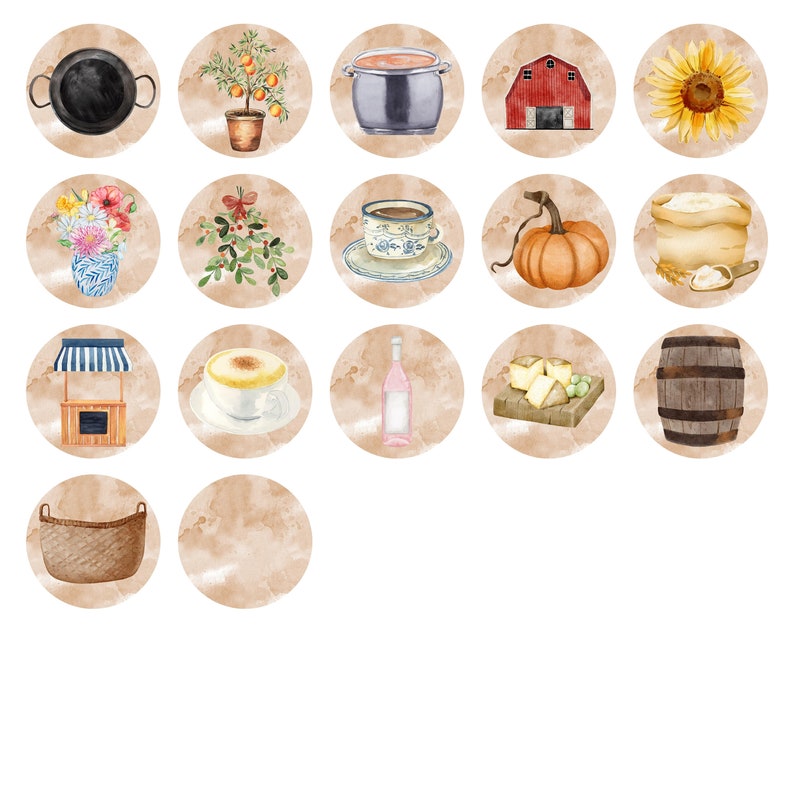 Homesteading Instagram Highlight Covers - Neutral, Watercolor ...
