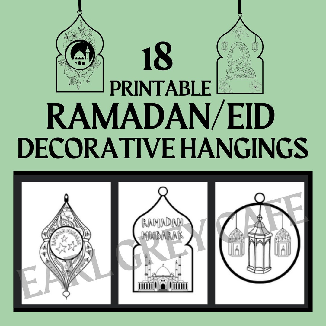 Ramadan Decorations, Ramadan Wall Art, Printable Decorations, Printable ...