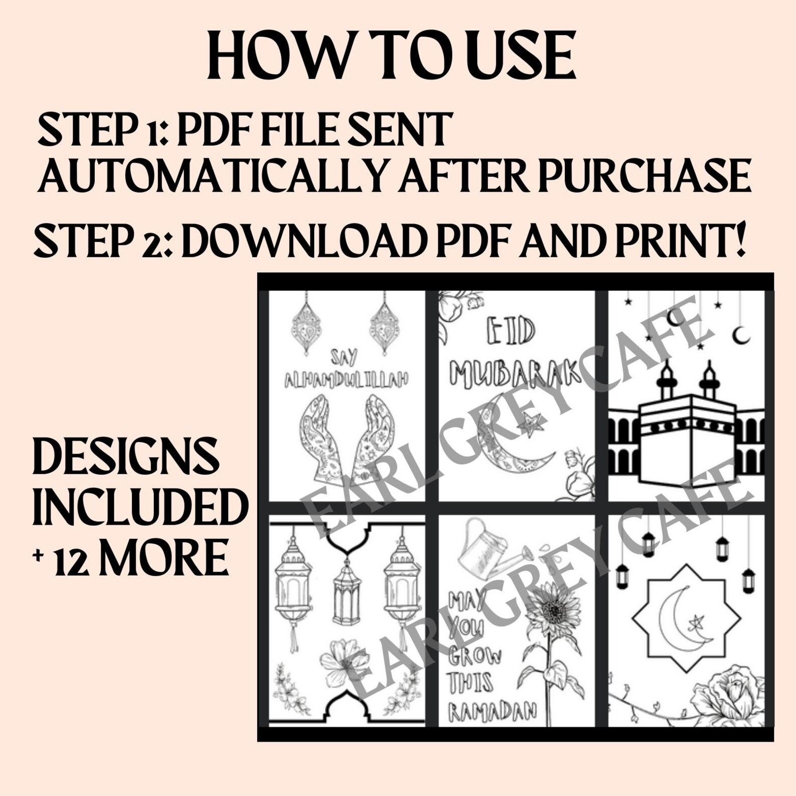 Ramadan Printable Colouring Pages, Eid Colouring Pages, Ramadan Decor ...