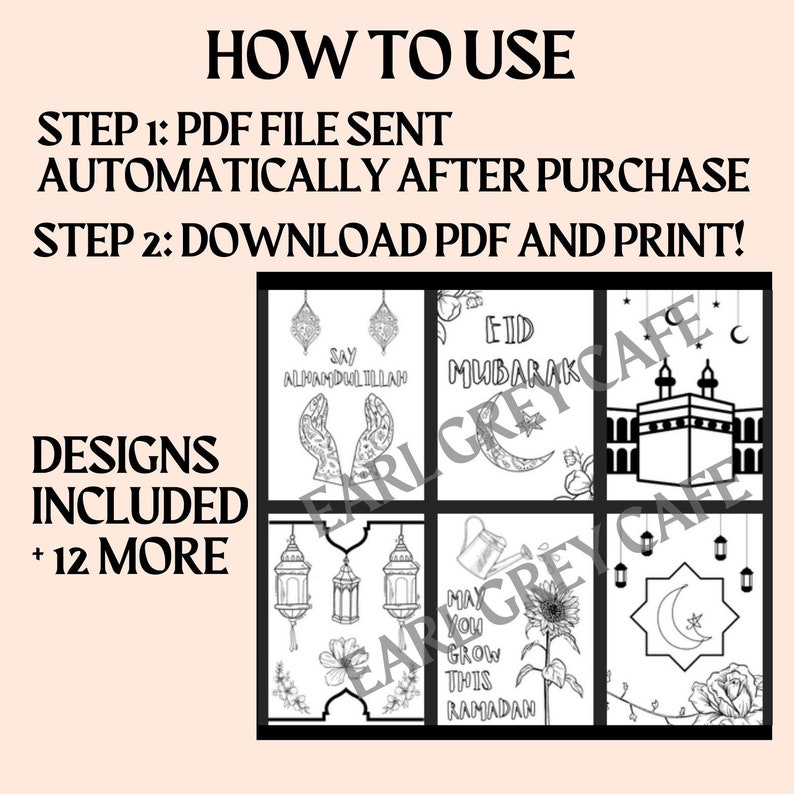 Ramadan Printable Colouring Pages, Eid Colouring Pages, Ramadan Decor ...