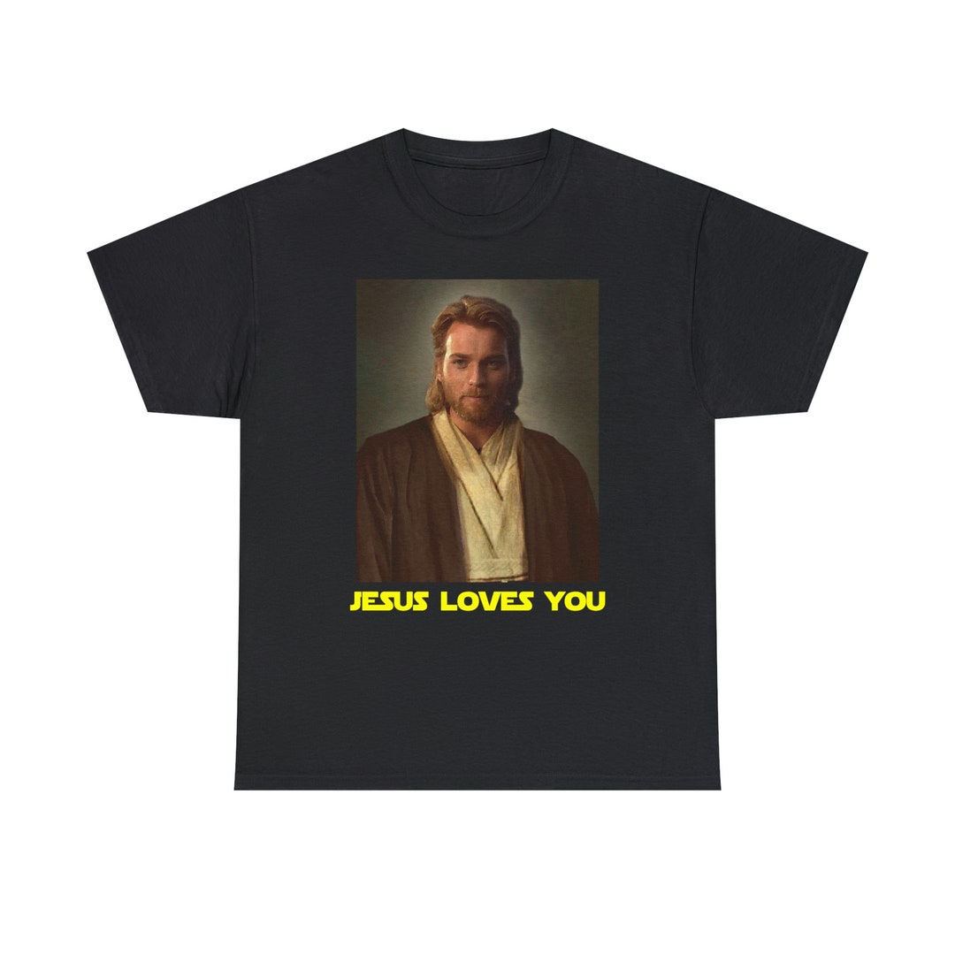 Obi-wan Jesus Shirt / Star Wars / Kenobi Shirt - Etsy