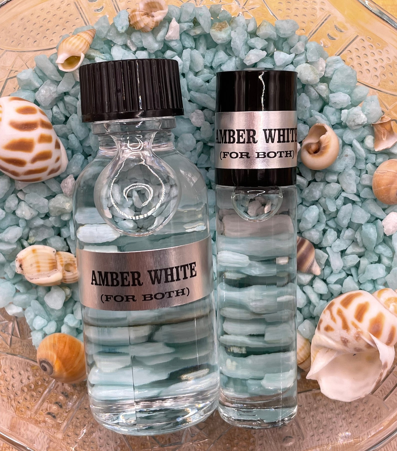Amber White Perfume Body Oil Free Shipping - Etsy
