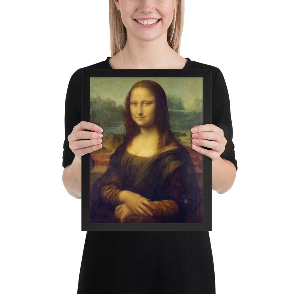 Leonardo Da Vinci's Portrait of Mona Lisa Del Giocondo - Etsy