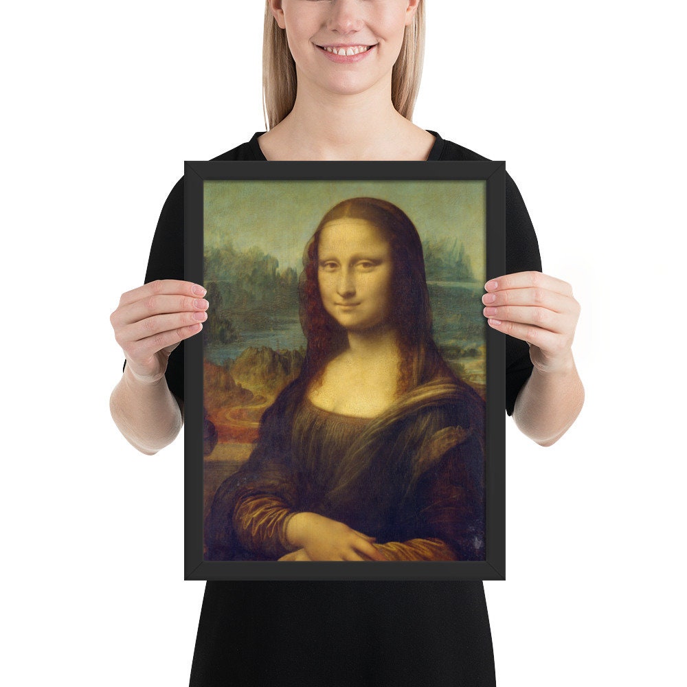Leonardo Da Vinci's Portrait of Mona Lisa Del Giocondo - Etsy