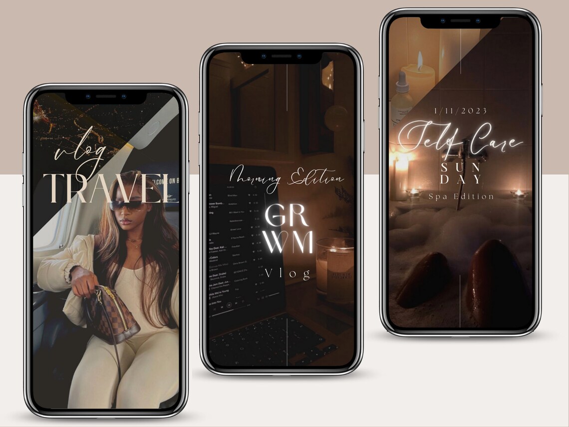 20 Instagram Reel Template Reel Template Cover Influencer Reel Cover ...