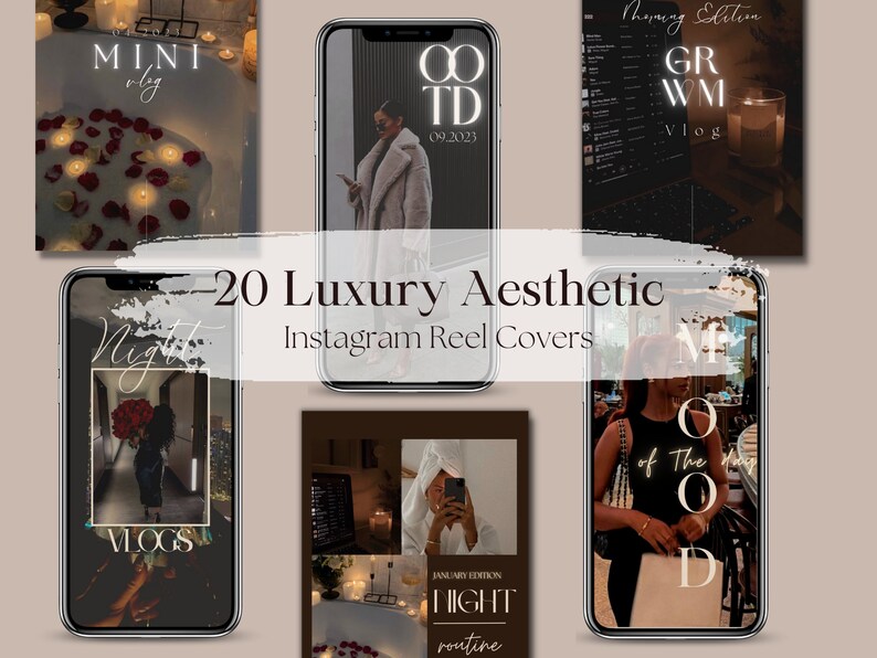 20 Instagram Reel Template Reel Template Cover Influencer Reel Cover ...