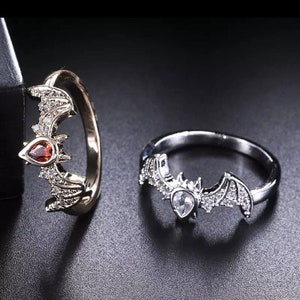 Bat Ring - Etsy
