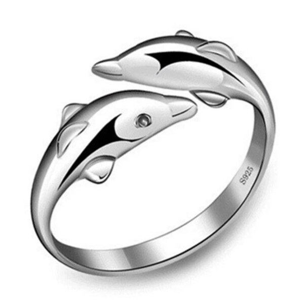 Dolphin Ring - Etsy