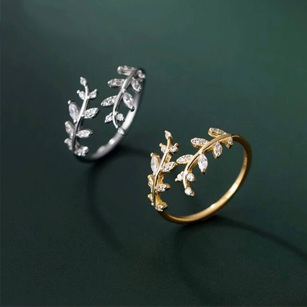 Leaf Ring - Etsy