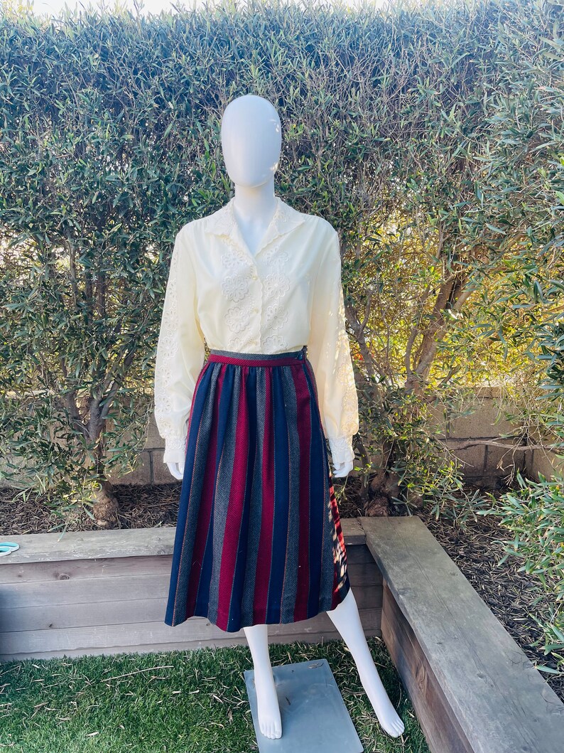 Vintage Lee Mar Pageant Floral Cut Out Blouse - Etsy