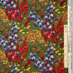 Wildflower Fabric - Michael Miller - 100% Cotton Fabric - Wildflowers ...