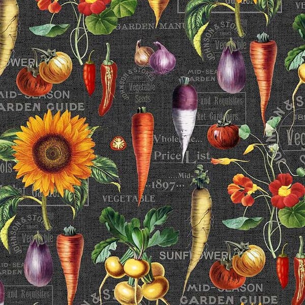 Vegetable Fabric - Etsy