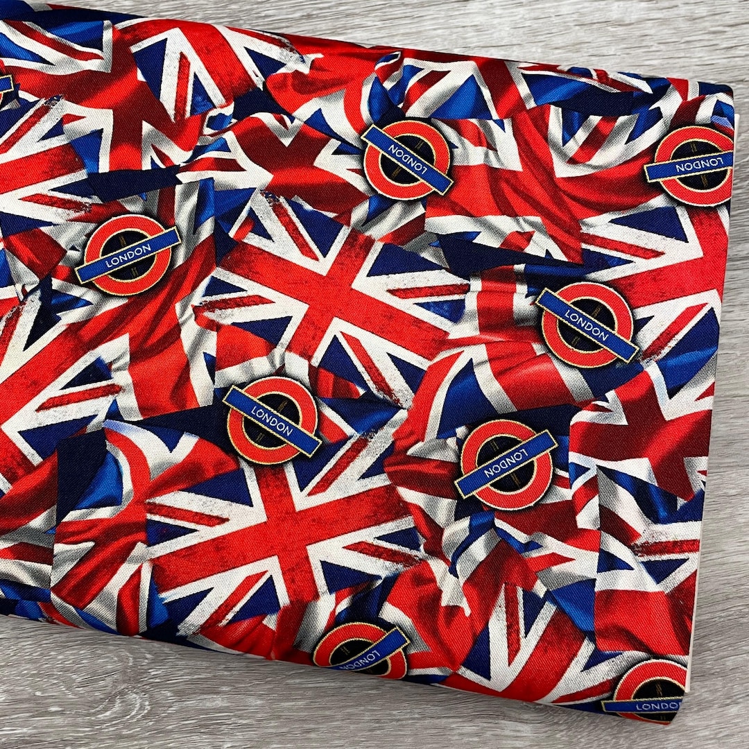 Union Jack Fabric - Michael Miller - 100% Cotton - City of London ...