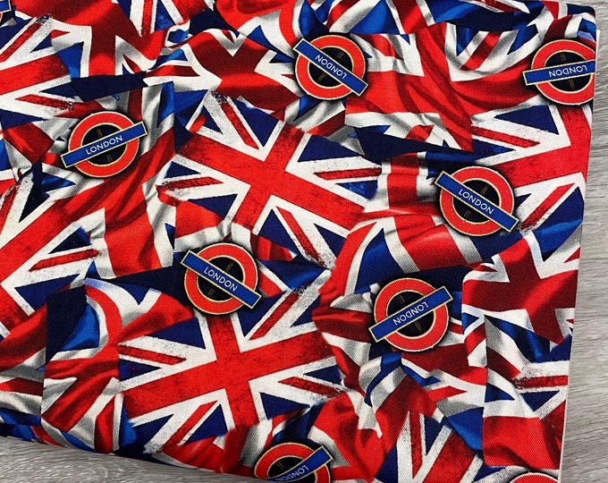 England Fabric United Kingdom Flag by Peacoquettedesigns England Flag ...