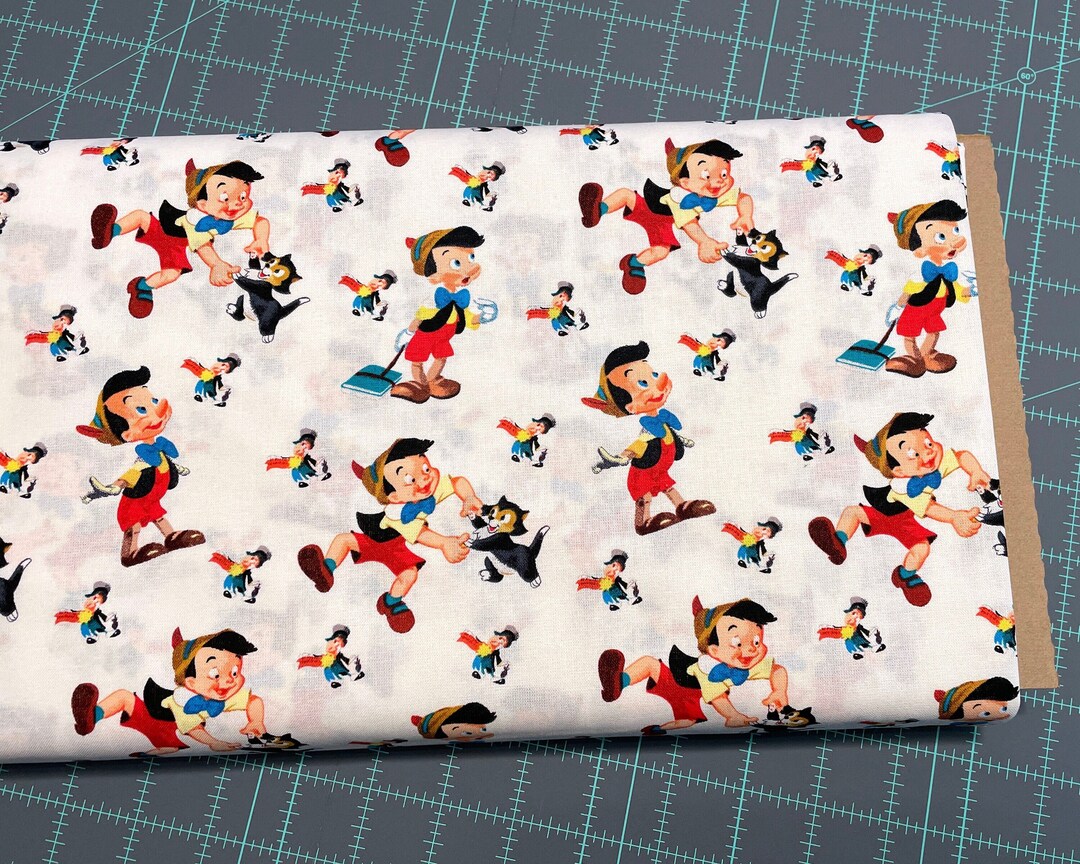Pinocchio Fabric Pinocchio Offical Conscience Cotton 100% Cotton Fabric ...